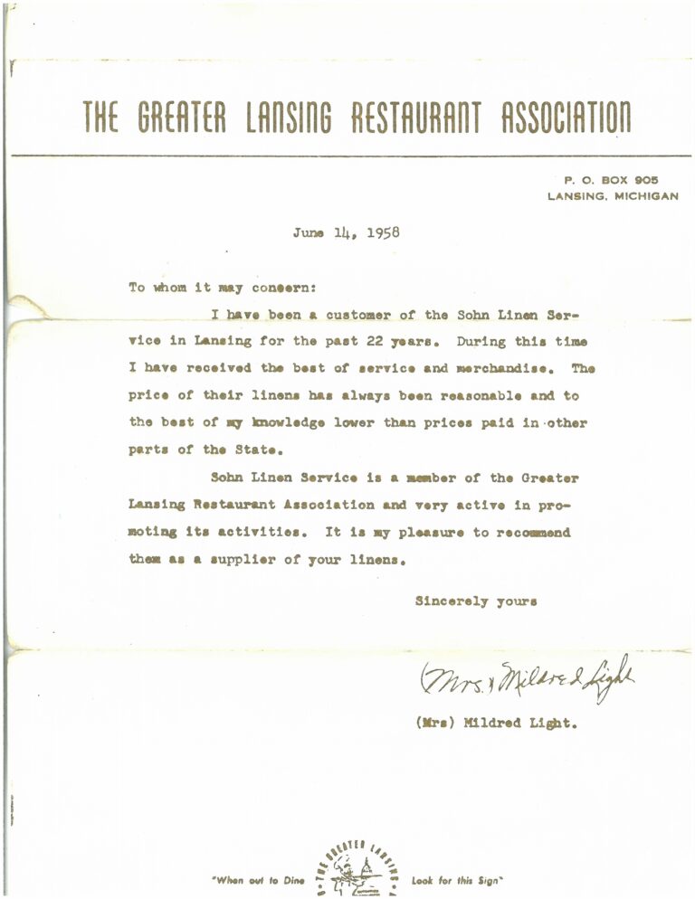 Mission & History | Sohn Linen